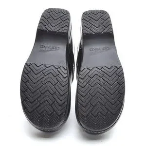 Dansko | Shoes | Dansko Professional Stapled Black Leather Clogs 4 ...